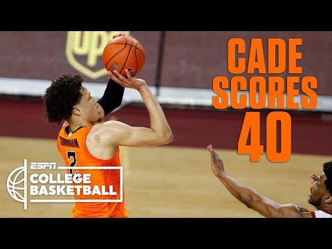 Cade Cunningham GOES OFF for 40 points against Oklahoma [HIGHLIGHTS} | ESPN College Basketball