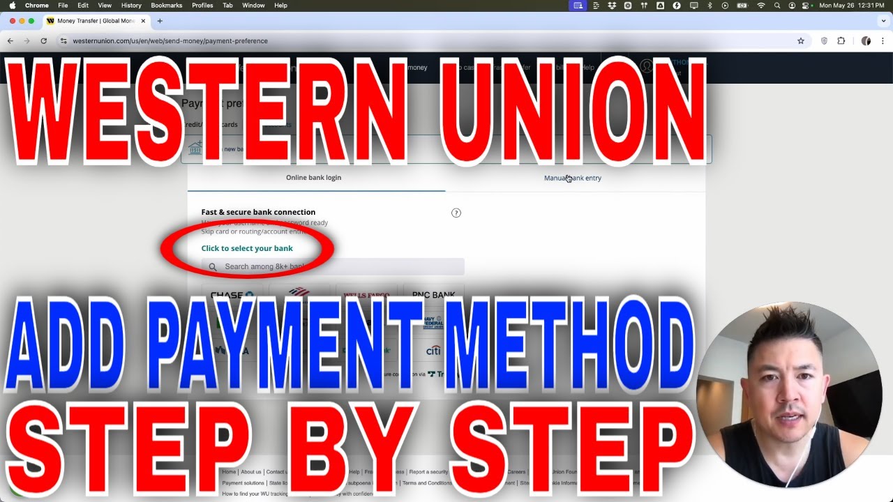 ✅  How To Add Payment Method To Western Union🔴