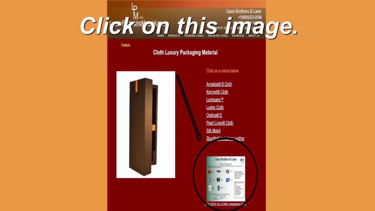LuxuryPackagingMaterial.com Product Comparison Charts