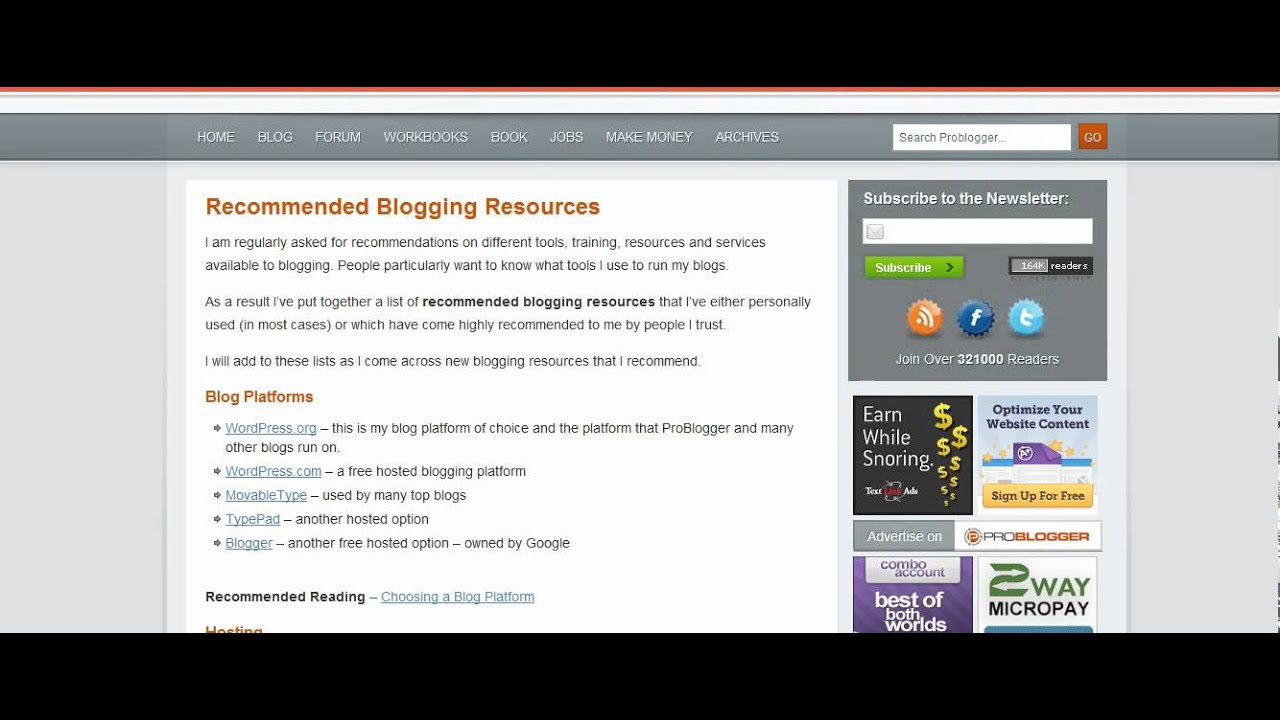 Resource Page Examples