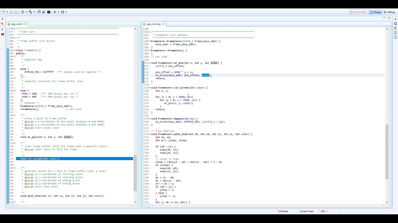 M18 - 4 - Frame Buffer Core Driver