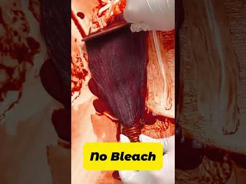 Bold Red Hair Dye Shampoo Without Bleach #nobleach #haircolor #wineredhair