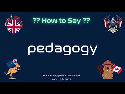 ???? ???? How to Pronounce pedagogy? (CORRECTLY) | Pronunciation Planet