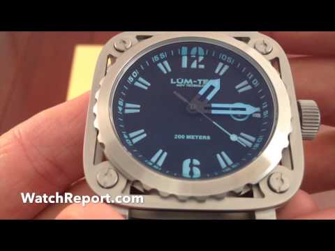 Lum-Tec G5 Watch Review and Video Review