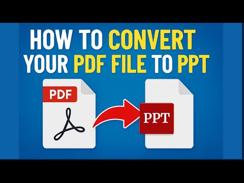 📊 How to Convert Your PDF File to PPT | PDF to PowerPoint Free & Easy (Step-by-Step)