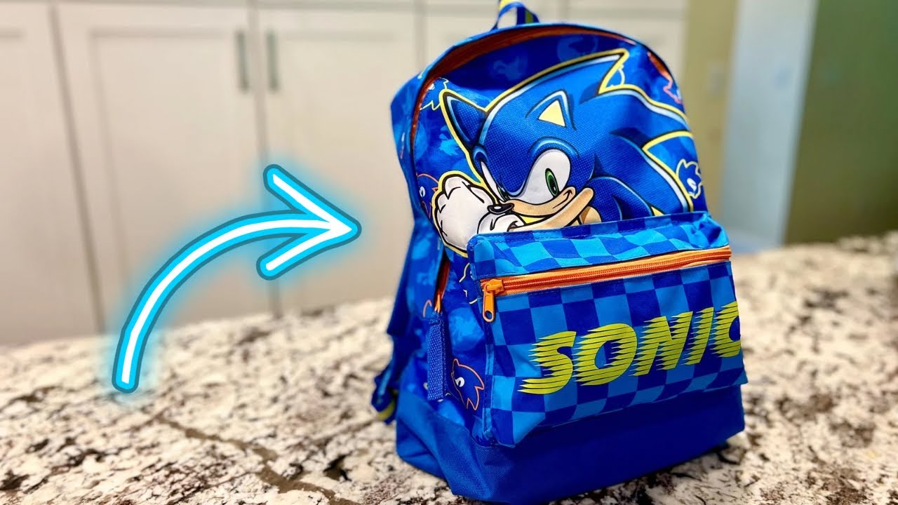 Sonic the Hedgehog Kids Backpack Review | Best Backpack for Young Sonic Fans
