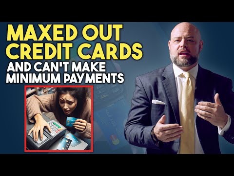 Maxed out Credit Cards: What Happens if you can't make minimum payments?