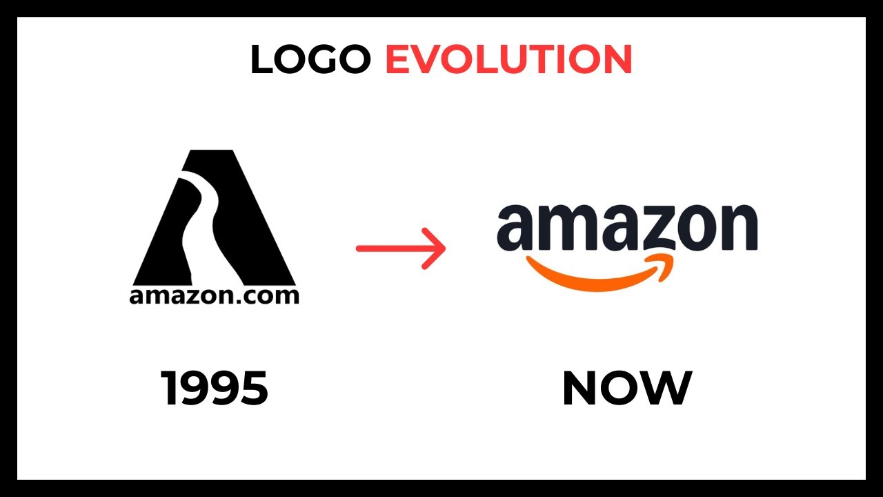 Amazon Logo Evolution (All Historical Logos 1995 – Now)