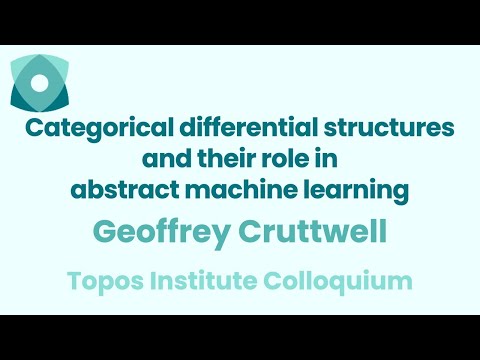 Geoffrey Cruttwell "Categorical differential structures and their role in abstract machine learning"