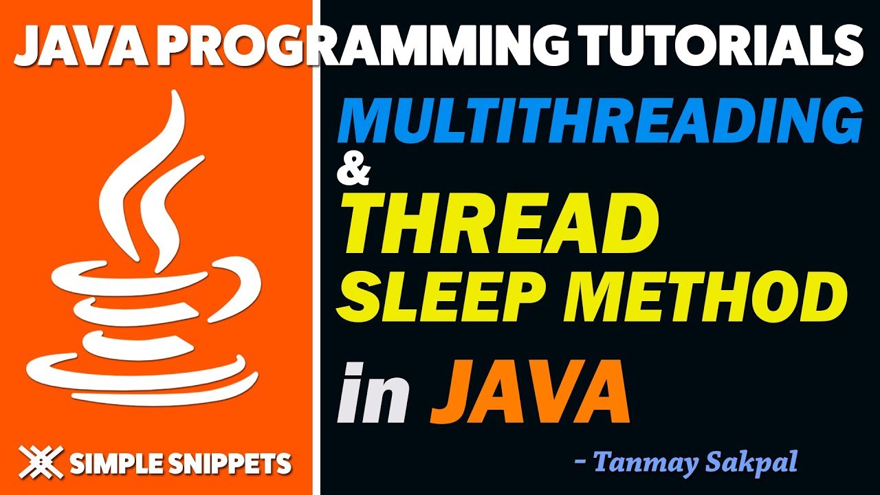 Sleep Method in Java Multithreading | Multithreading Part - 5