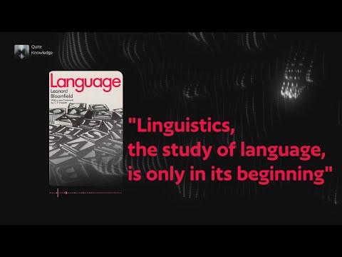 Language by Leonard Bloomfield (Audio Podcast)