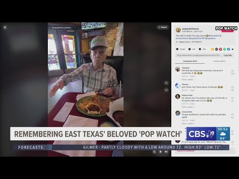 Remembering East Texas' beloved 'Pop Watch' Joe Mack Roy
