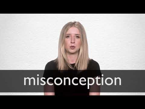 MISCONCEPTION definition and meaning | Collins English Dictionary