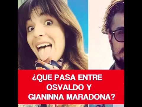 ¿Qué pasa entre Osvaldo y Giannina Maradona?