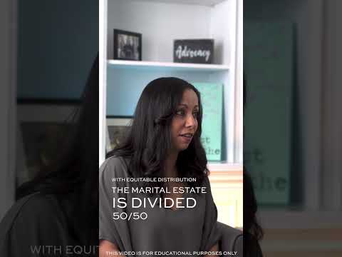 How is property divided in a divorce in North Carolina?