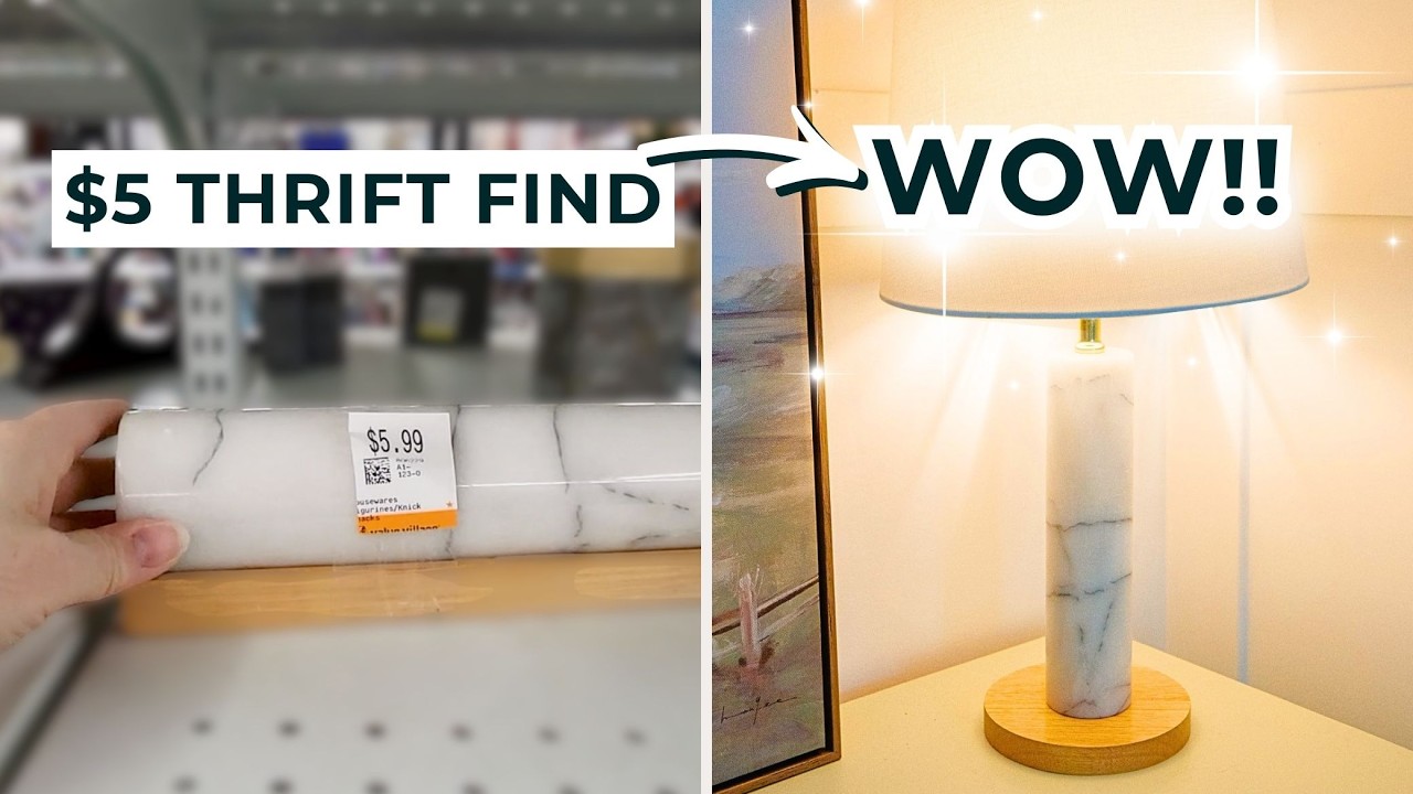 Thrift Store Glow Up! 20 DIY Hacks That Look Shockingly Designer