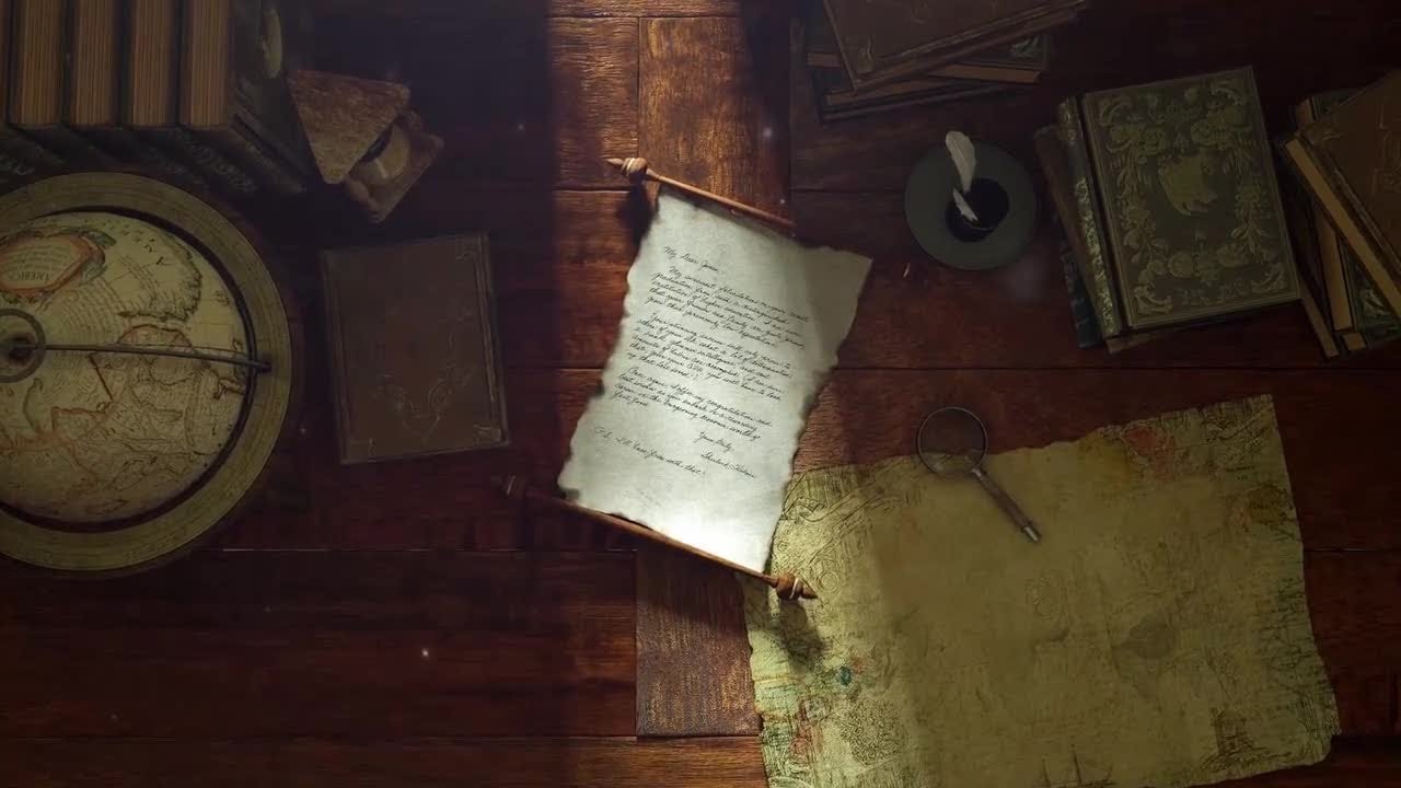 Scroll Parchment Intro - After Effects Templates