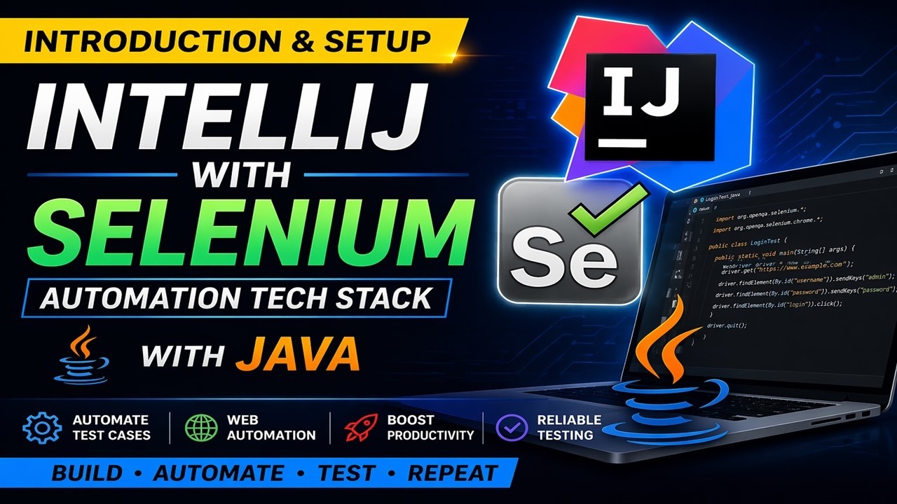 IntelliJ + Selenium Setup (Java) | Quick Overview