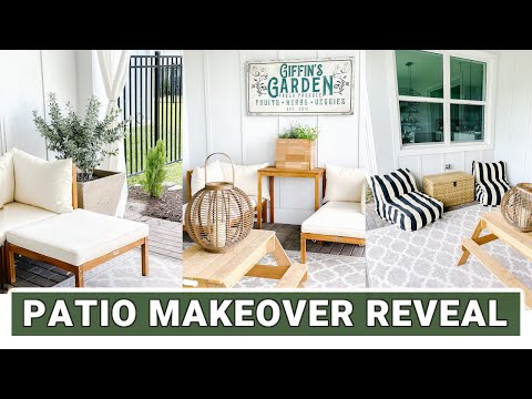 EXTREME DIY Patio Makeover | Summer Patio Decor | Outdoor Decorating ideas | Family Friendly Patio
