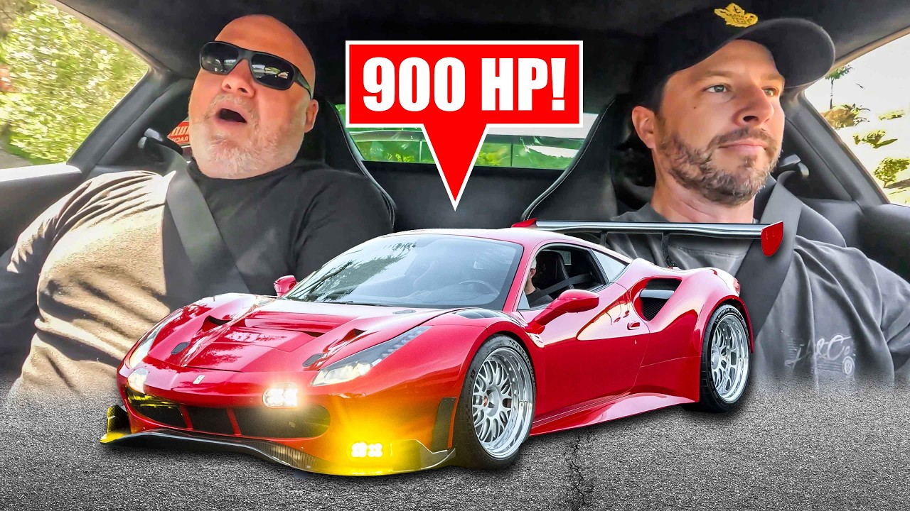 Scaring My Father-in-Law in my 900HP Ferrari 488!