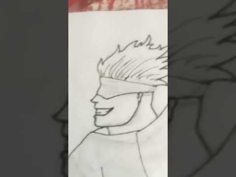 Goku vs Gojo arm wrestling Drawing #anime #drawing #goku#gojo