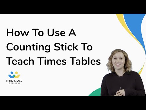 How To Use A Counting Stick To Teach Times Tables | Maths Hub | Third ...