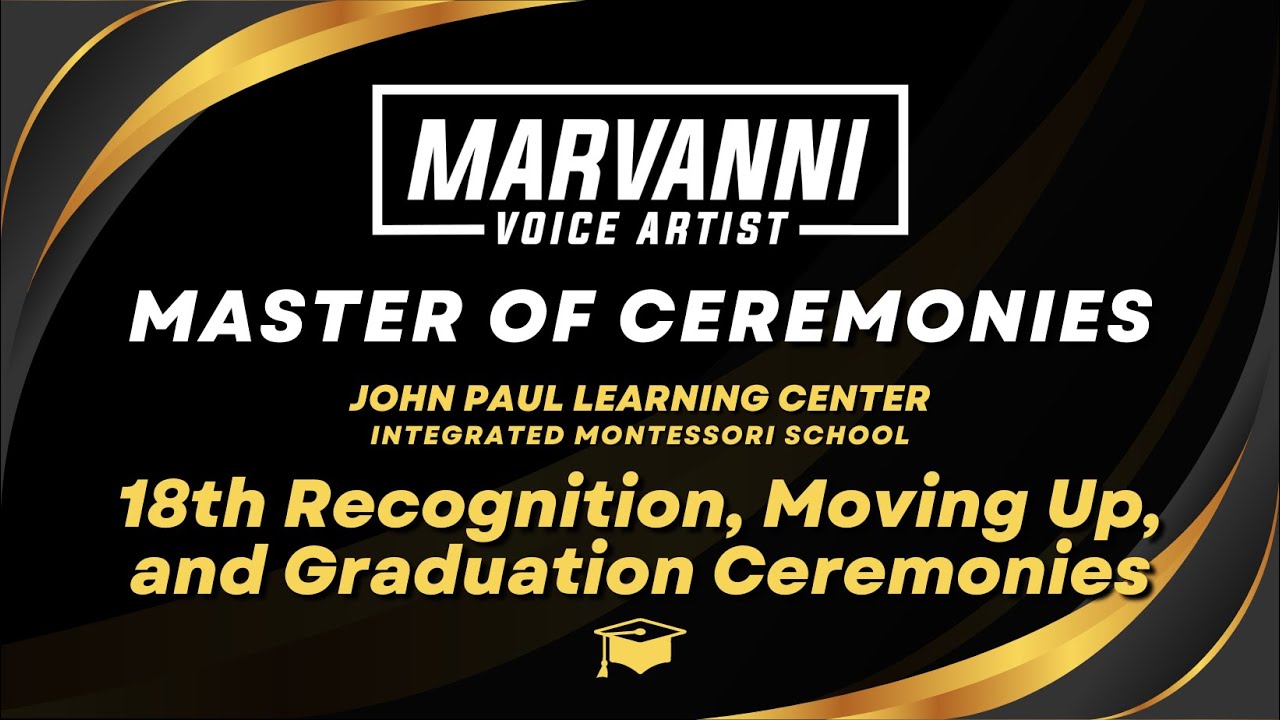 EMCEE of JPLCIMSS 18th RECOGNITION, MOVING UP, and GRADUATION CEREMONIES | Marvanni Hernandez