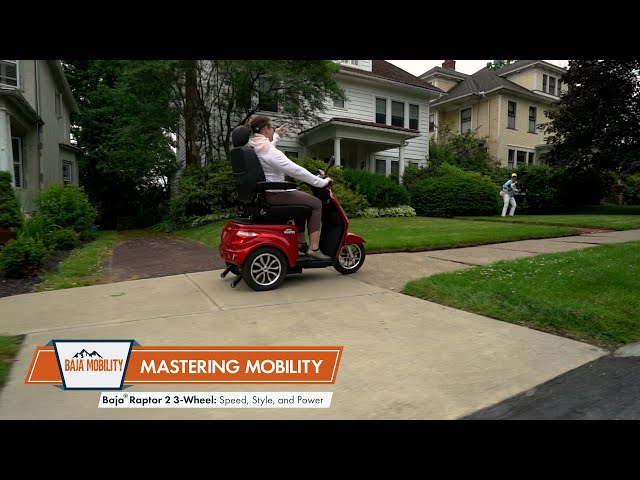 Pride Mobility Raptor 3 Wheel Scooter - New Colors! in Recreational ...