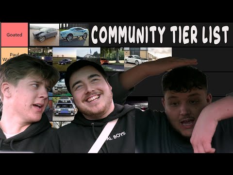 Ranking the Communities Cars | Tier List