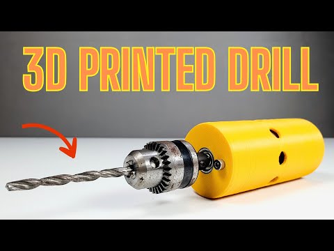 🔌 3D printed drill・Free STL File for ・Cults