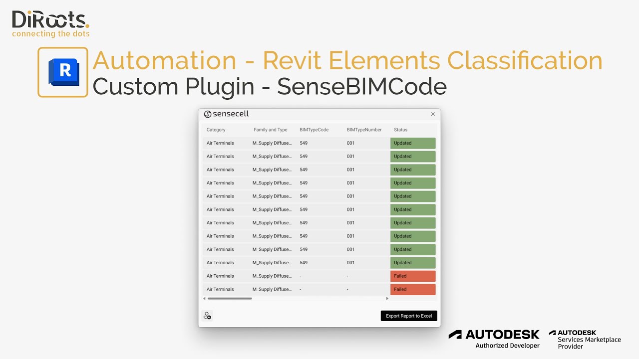 Custom Revit Plugin for Elements Classification | SenseBIMCode