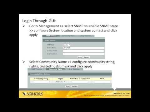 How to configure SNMP