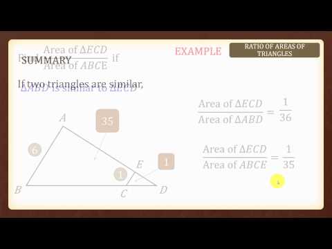 6 Ratio of Areas of Triangles in Vectors