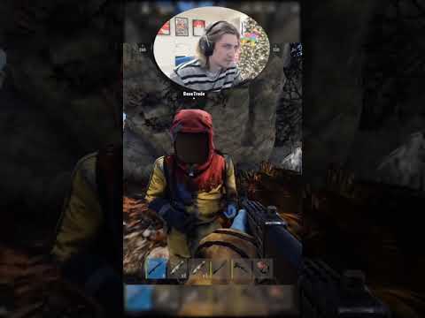 GOBLIN WANTS PVP BUT FINDS FRIENDLY PEOPLE #xqc #gaming #funny #rust #memes