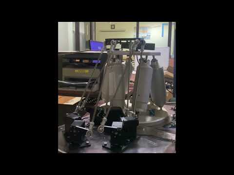Stewart platform made by Dev Kunwar Singh chauhan at IIT Bhubaneswar
