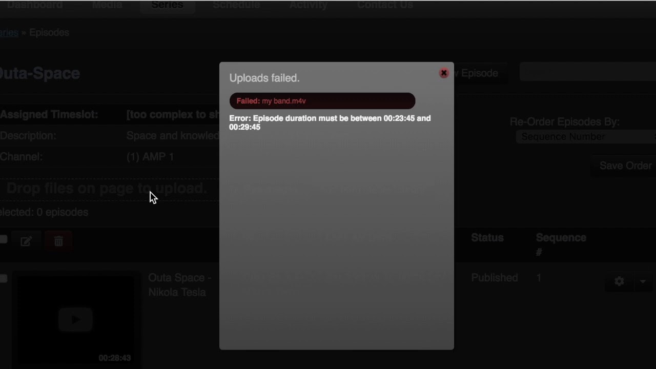 Uploading Video Content to Connect Telvue