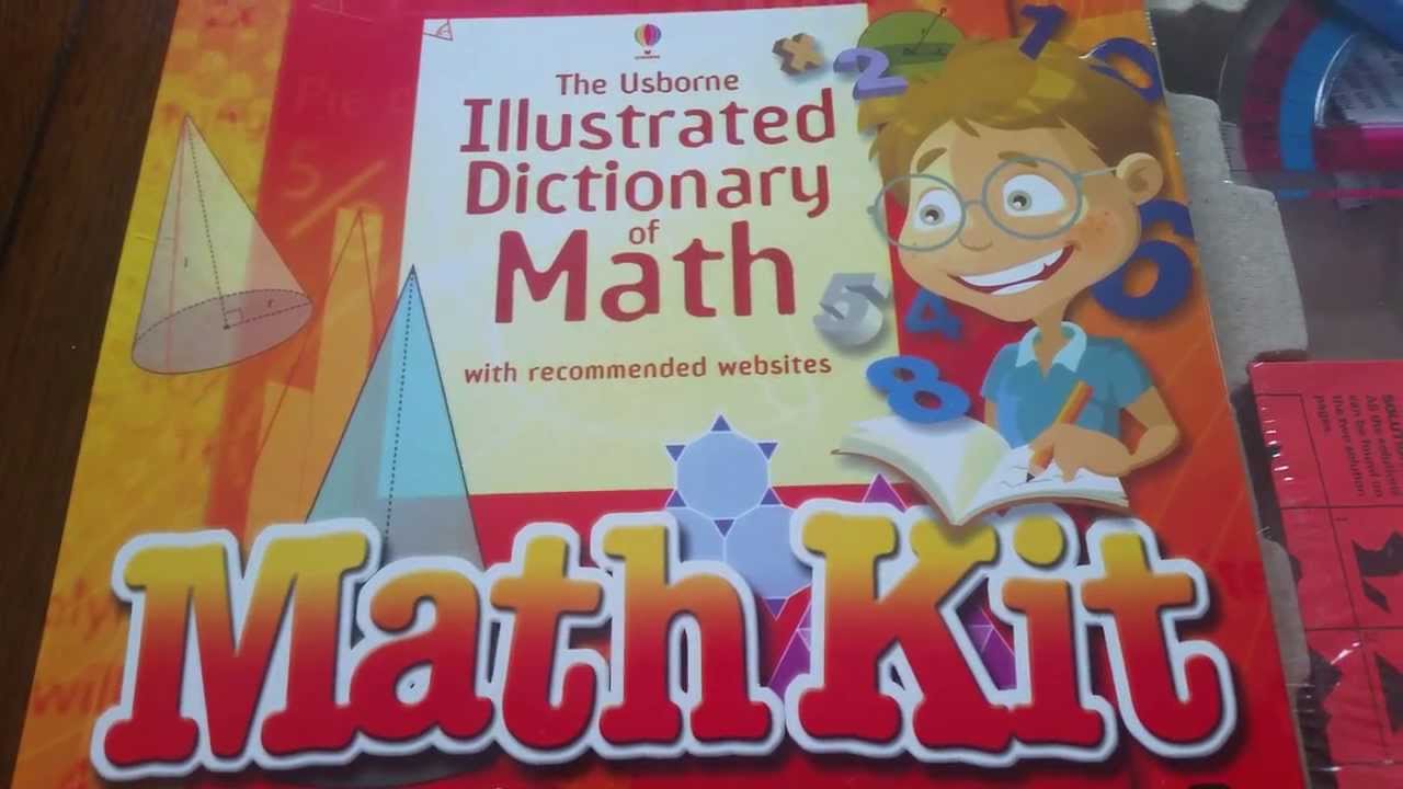 Usborne Complete Math Collection with all 3 Illustrated Math Dictionaries