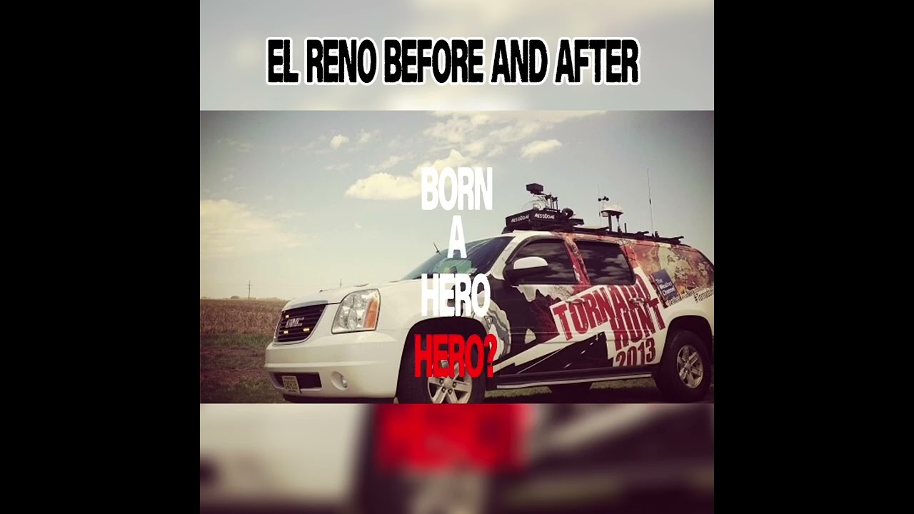 El Reno Tornado before and after! #tornado #twister 
