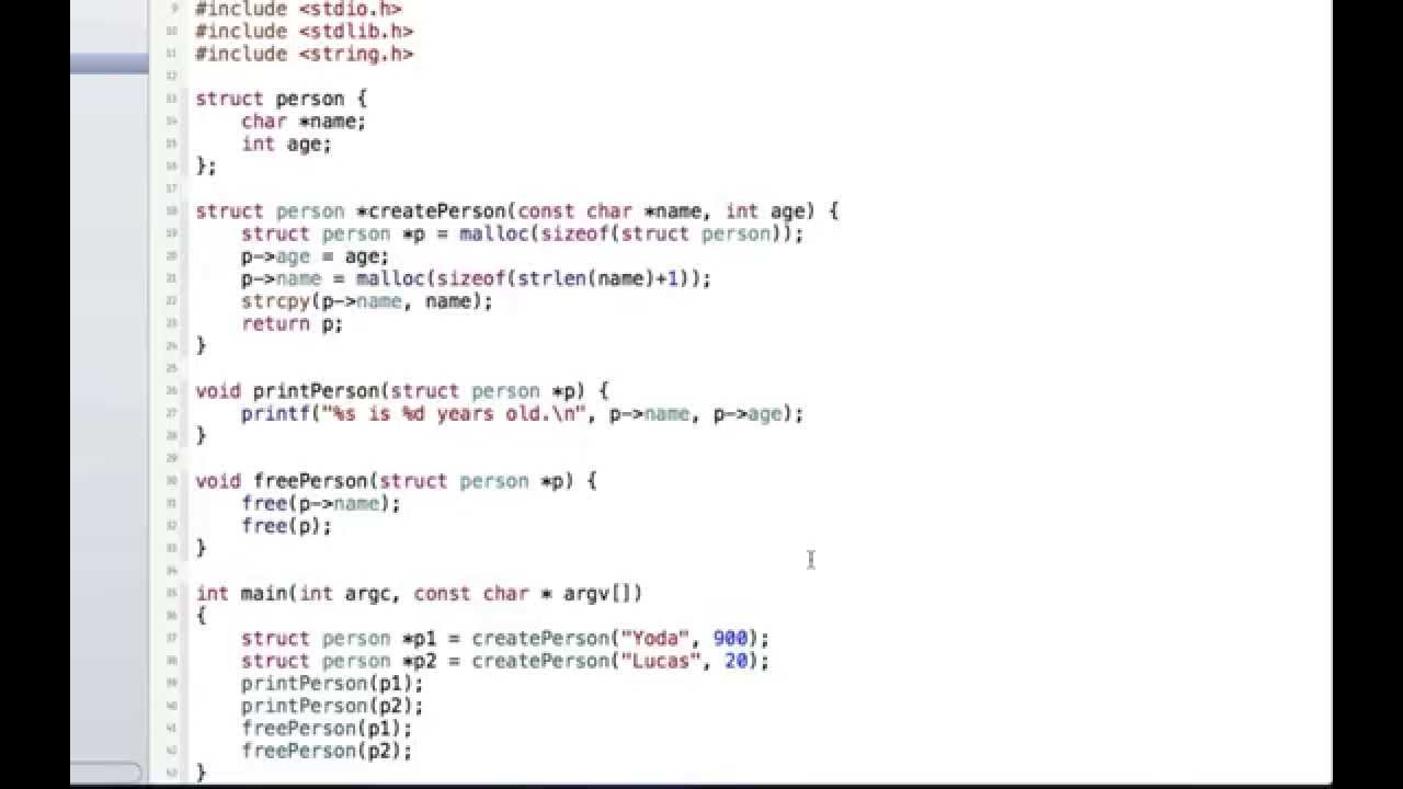 C Programming on the Mac L50 - Dynamic Memory Allocation