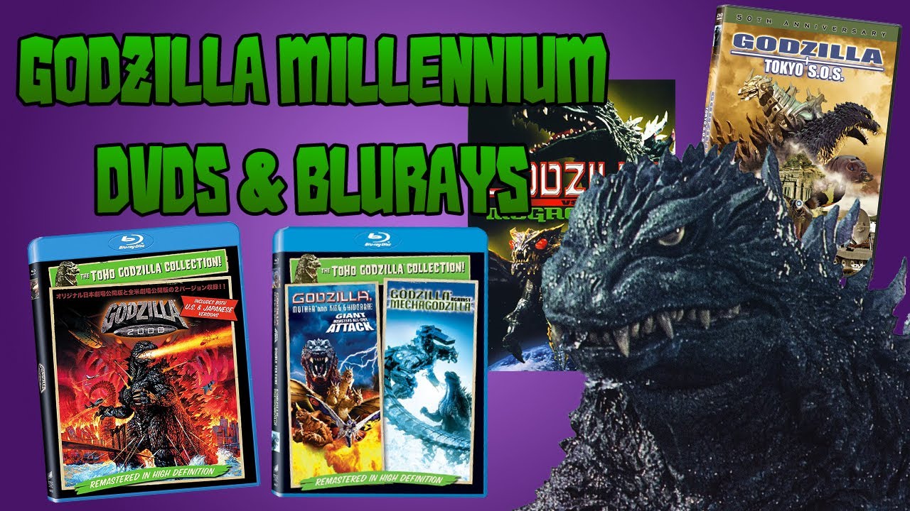 Godzilla dvd and blurays : Millennium Series