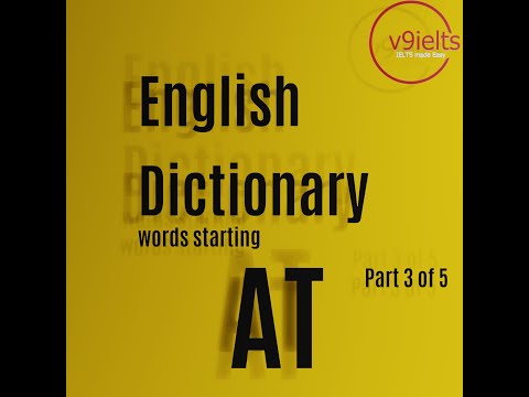 Ultimate English Dictionary words starting AT