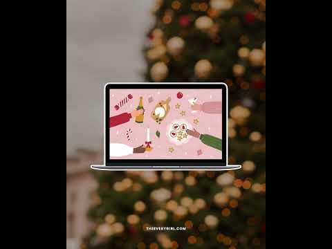 It's officially the coziest month of the year! Link in bio to download December tech backgrounds! ❄️