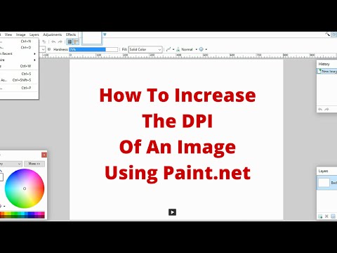 How To Increase The DPI Of An Image With PAINT.NET