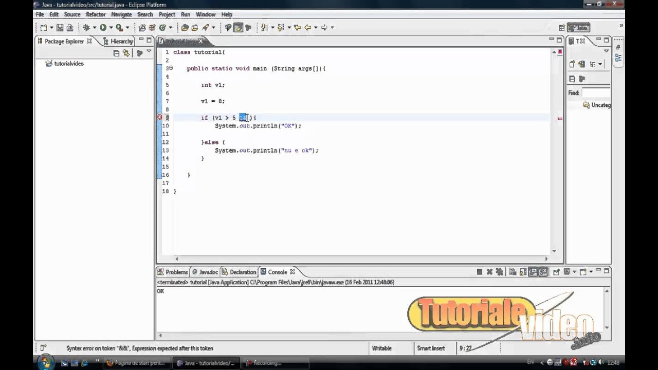 Tutorial Video Java nr 11