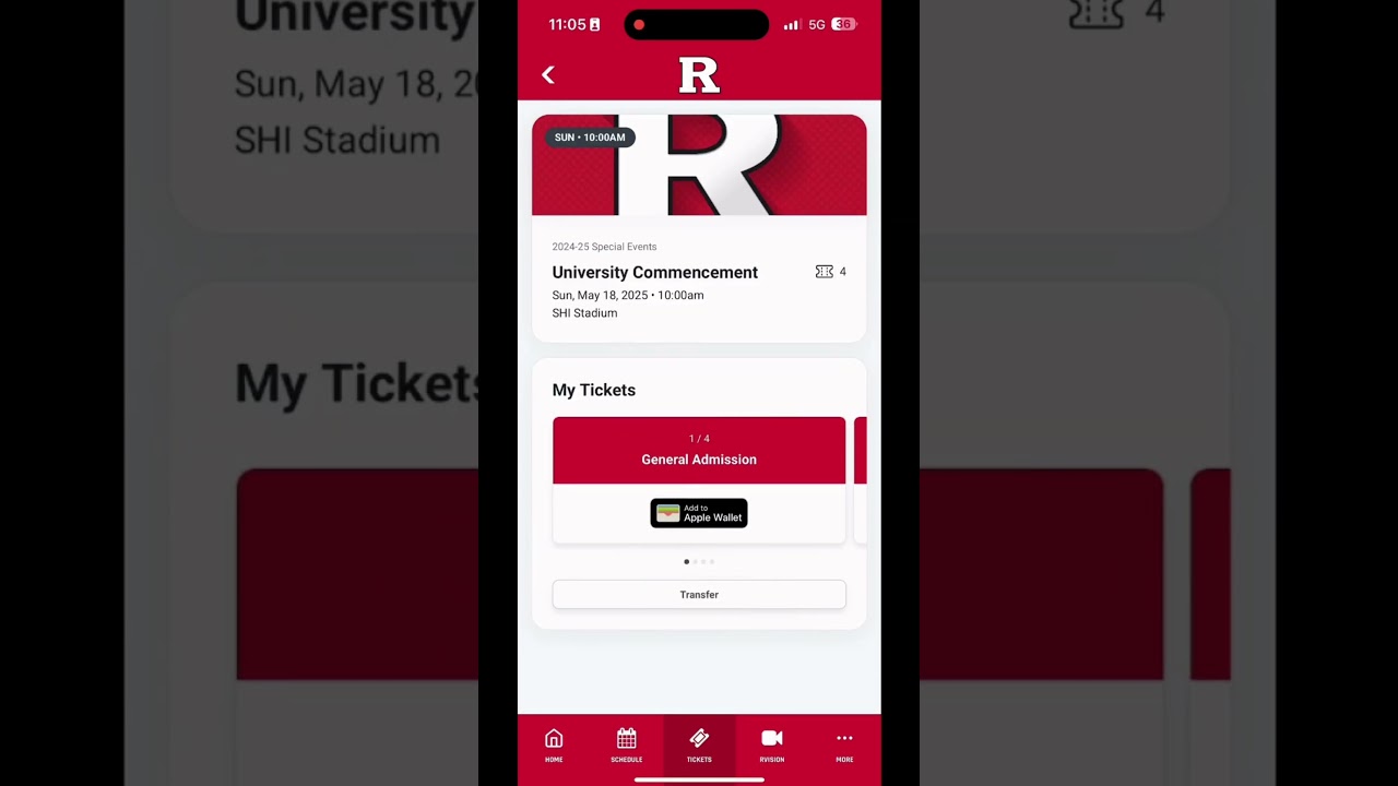 Ticket Download and Transfer Instructions