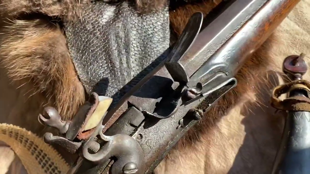 Working parts of a flintlock