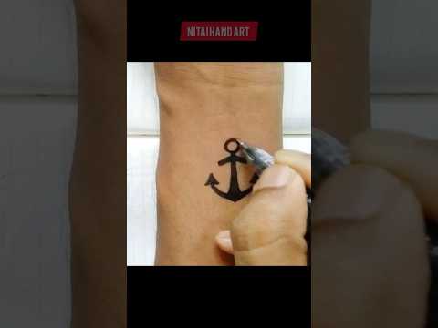 Anchor tattoo ✨✨ #anchor #tattoo #viral #shorts