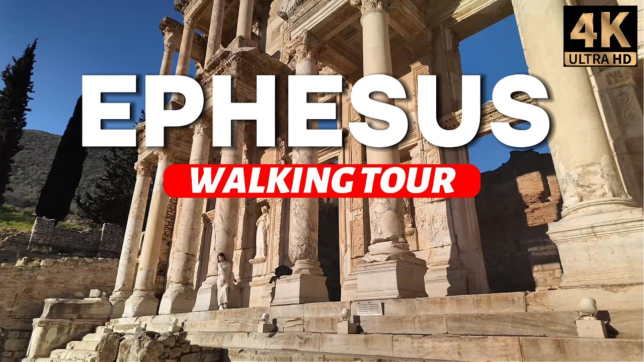 The Most Detailed EPHESUS Tour 🇹🇷 Ancient City, Terrace Houses & Museum 4K
