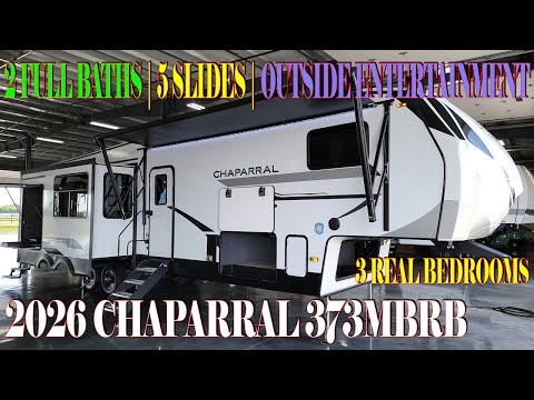 3 Bedroom Fifth Wheel 2026 Chaparral 373MBRB by Coachmen RV at Couchs RV Nation - All About RVs