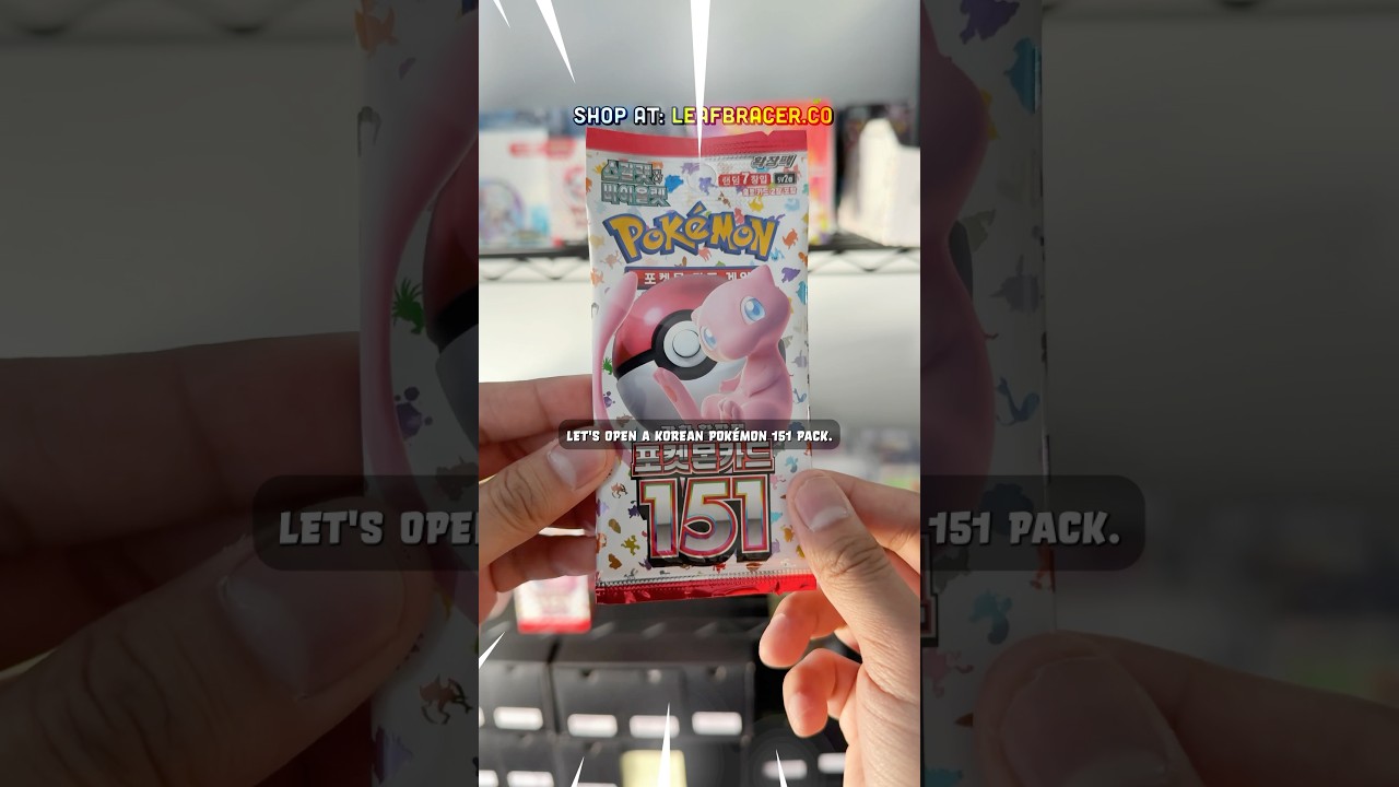 Korean Pokemon 151 Is Still Worth It! #pokemoncards #pokemontcg #pokemon151 #collectiblecards